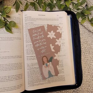 Catholic Saint Bookmarks: Inspirational Quote Bookmarks, Waterproof ...