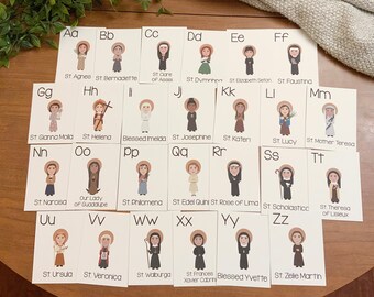 Catholic Saint Cards Kids - Etsy
