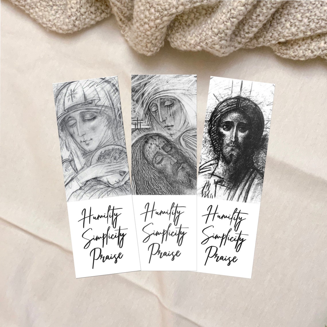 Catholic Icon Bookmarks: Kiko Arguello Icons Neocatechumenal | Etsy