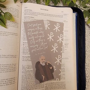 Catholic Saint Bookmarks: Inspirational Quote Bookmarks, Waterproof ...