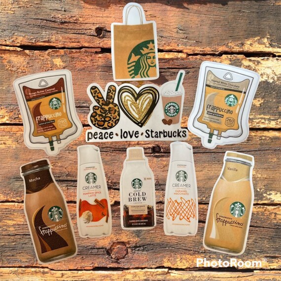 Starbucks 2 Stickers - Etsy