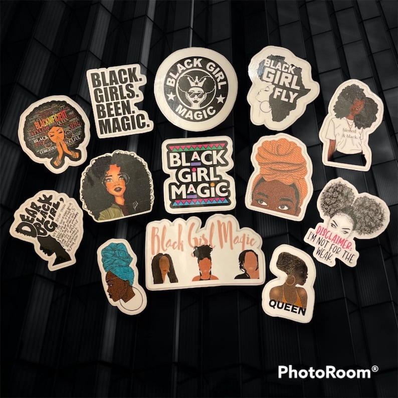 Black Girl Magic Stickers - Etsy