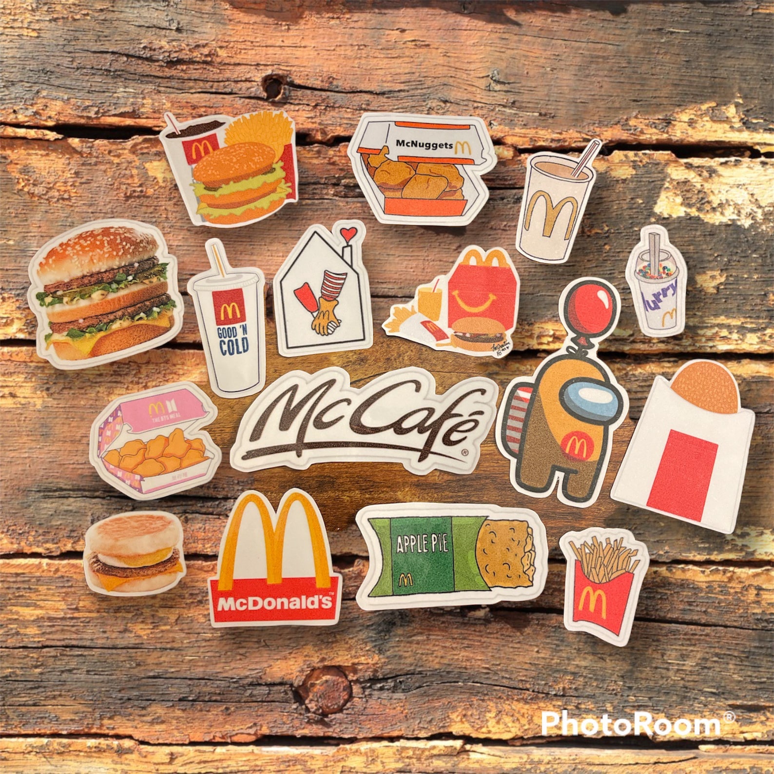 Mcdonalds Stickers - Etsy