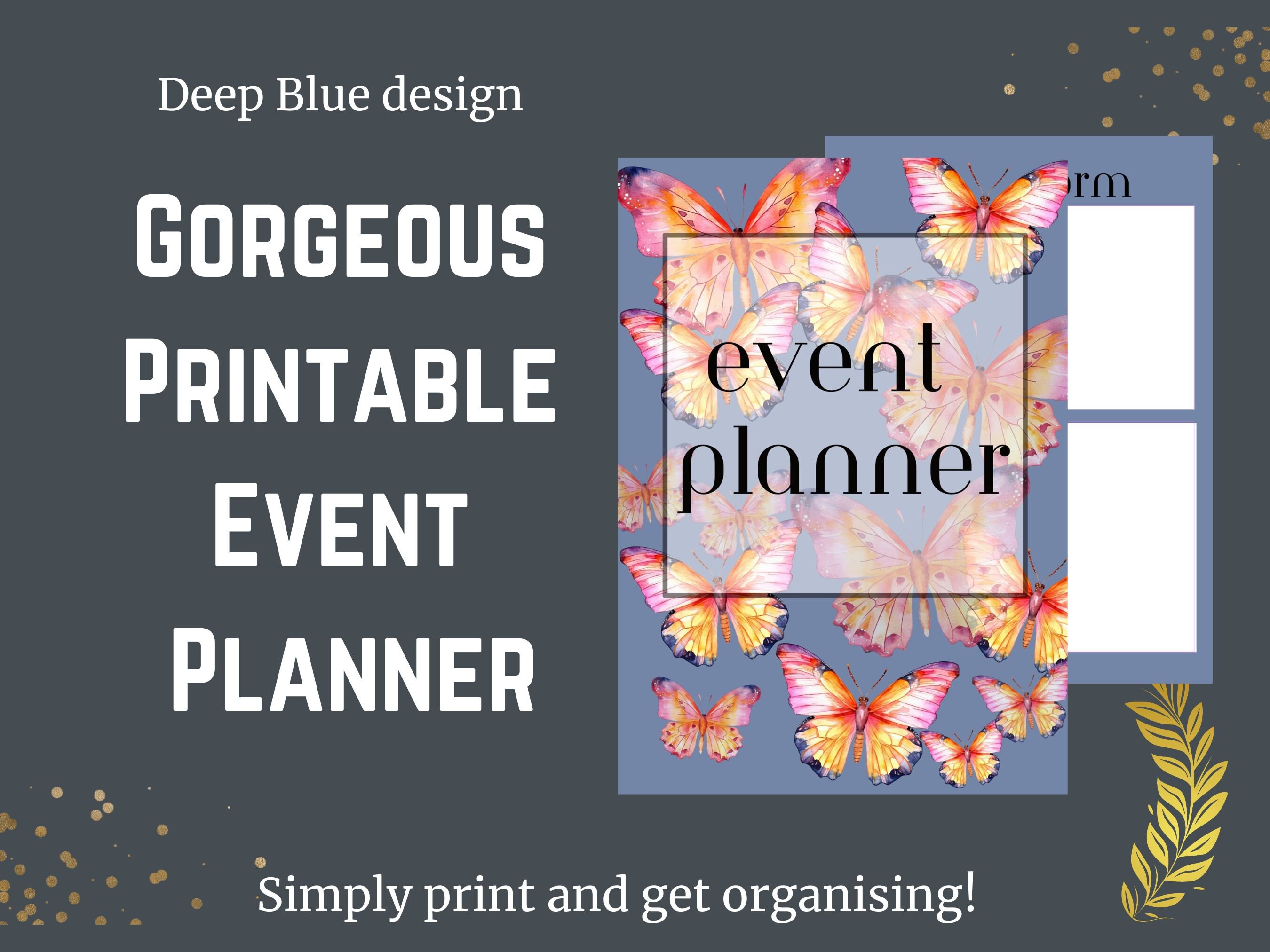 Event Planning Checklist Printable Printable Event Planner Event ...