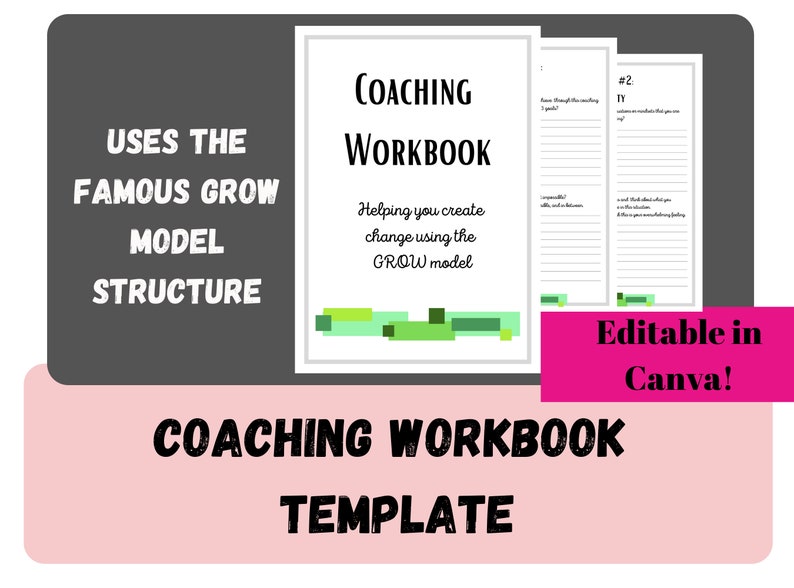 Coaching Workbook Template - Etsy Australia