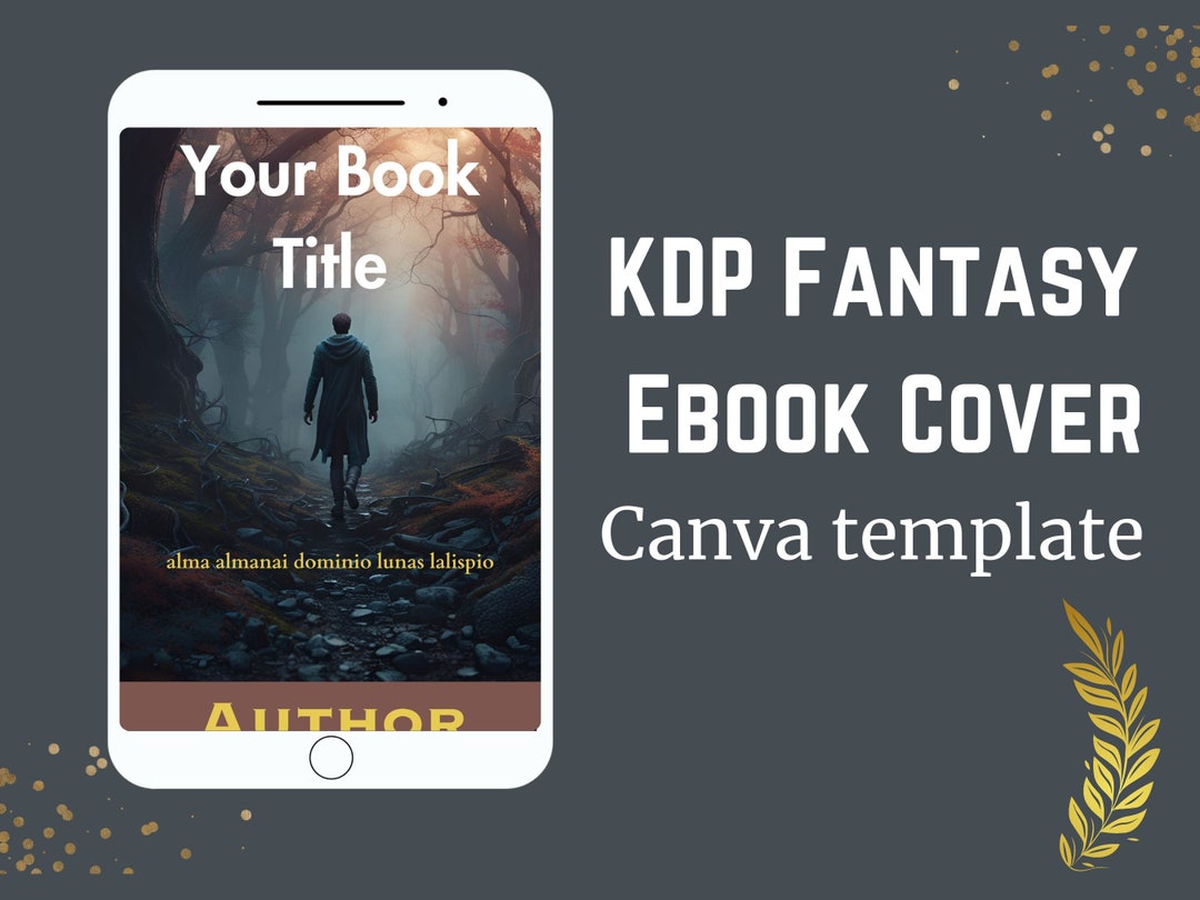 KDP Book Cover - Kdp Cover Template Canva - Kindle Ebook Cover Size ...