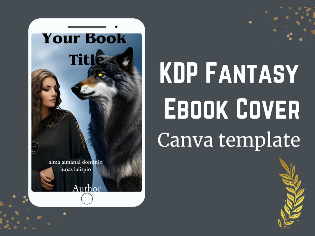 KDP Book Cover - Kdp Cover Template Canva - Kindle Ebook Cover Size ...