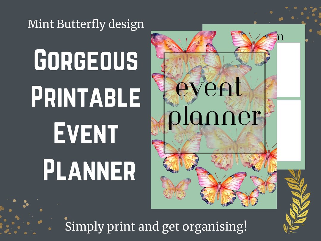 Event Planning Checklist Printable - Printable Event Planner - Event ...