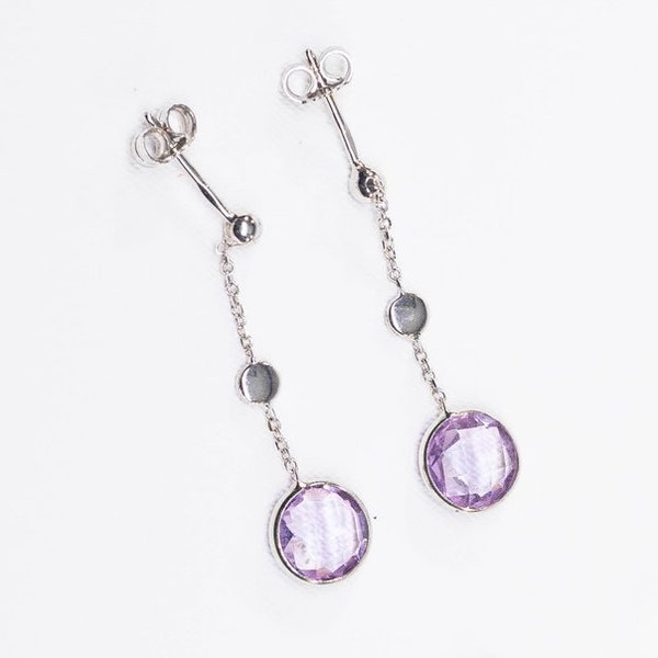 Purple Pink Earrings - Etsy