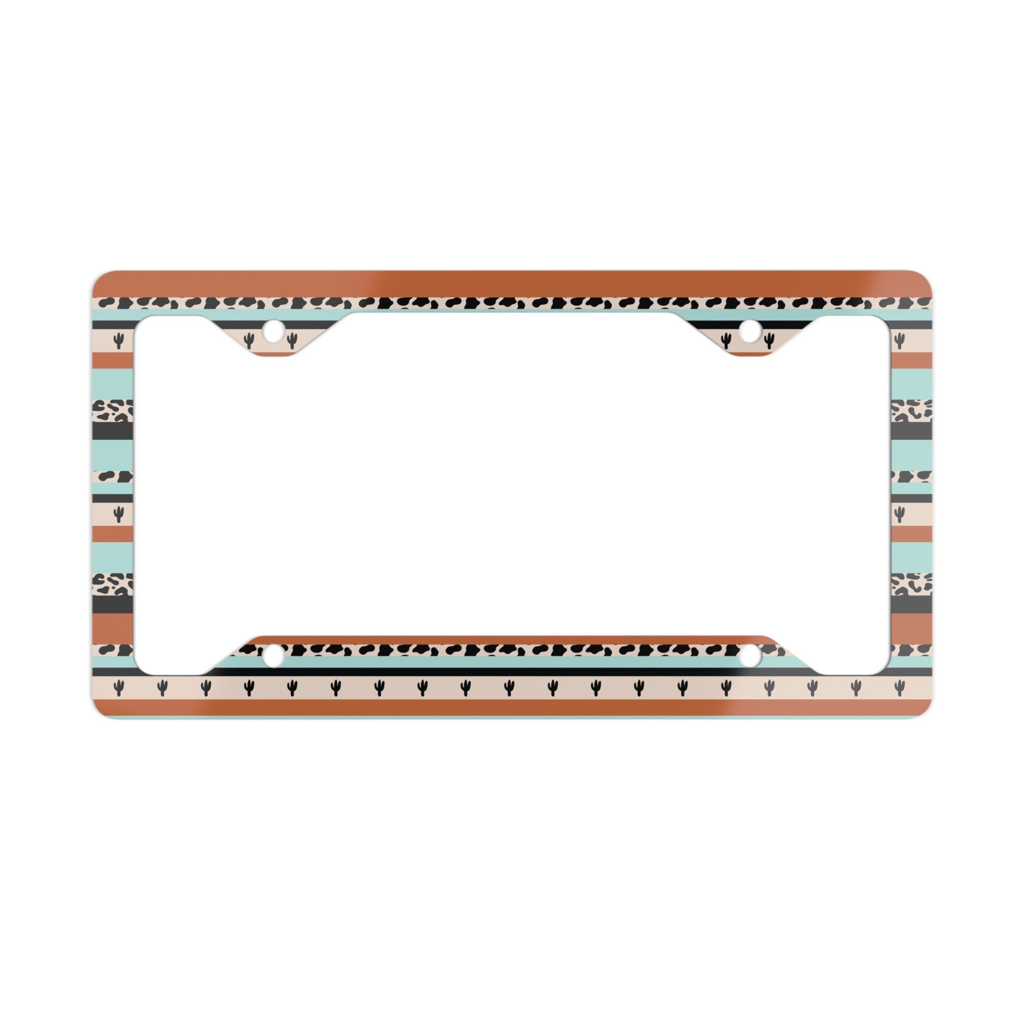 Western Aztec License Plate, Western License Plate, License Plate Cover ...