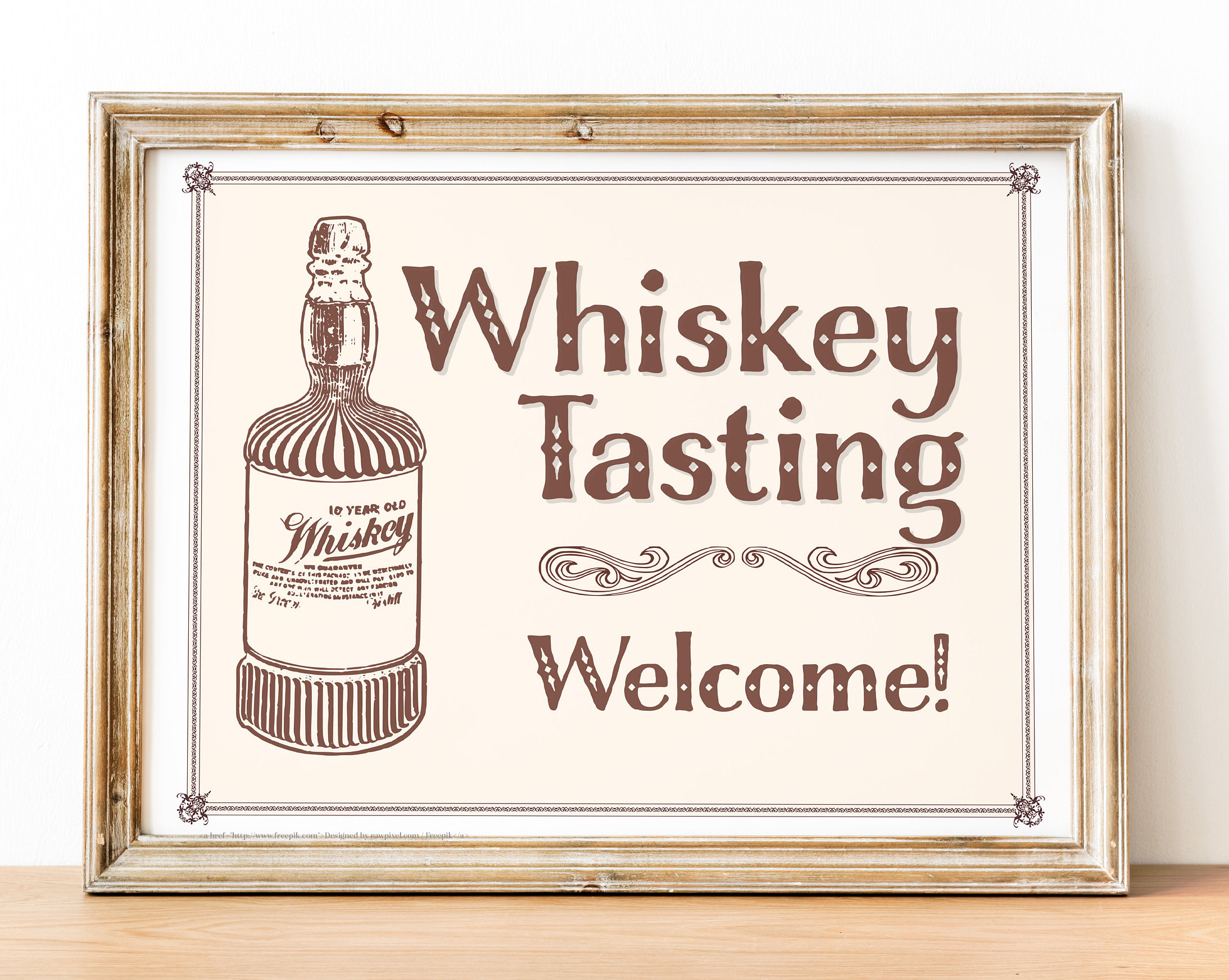 Whiskey Tasting Sign - Whiskey Tasting Welcome Sign - Whiskey Tasting ...