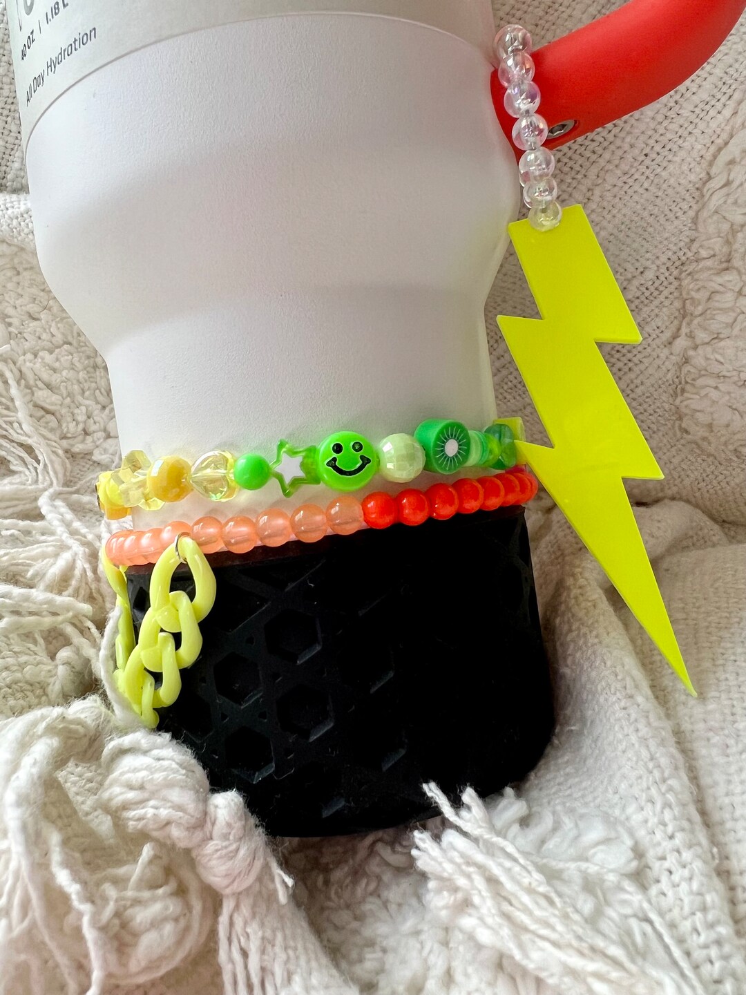 Neon Handle Charm Tumbler Charm Neon Stanley Charm Neon Tumbler ...