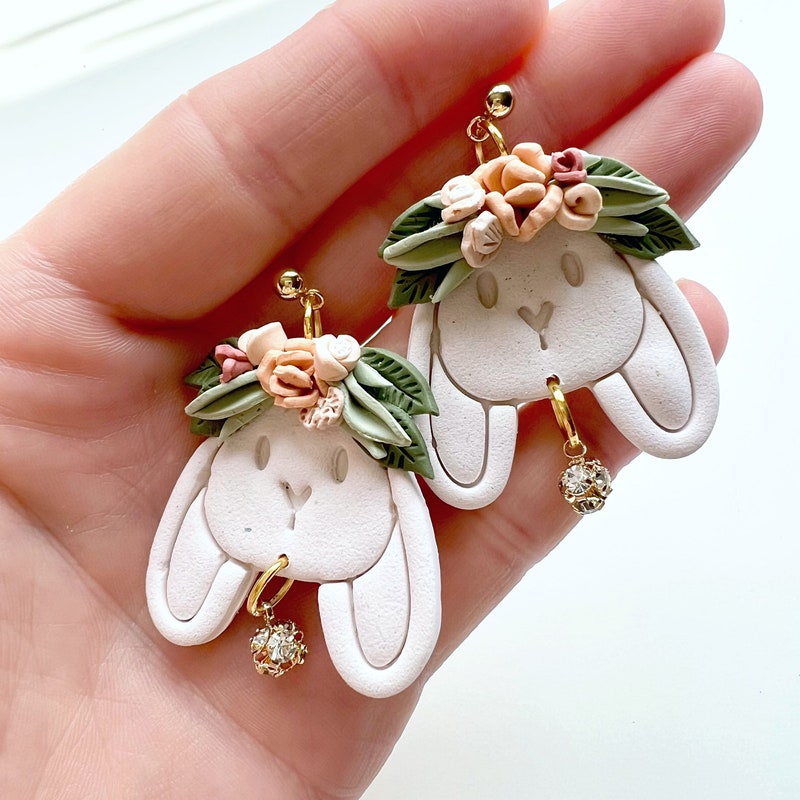 Polymer Clay Bunny - Etsy