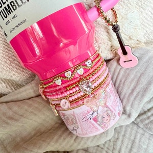 Country Singer Boot Stack WWDD Boot Bracelets Pink Parade Stanley Boot ...