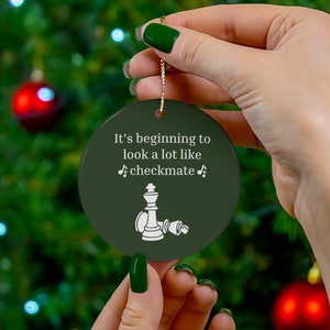 Checkmate Chess Ornament Chess Christmas Chess Gift Chess Present Funny ...