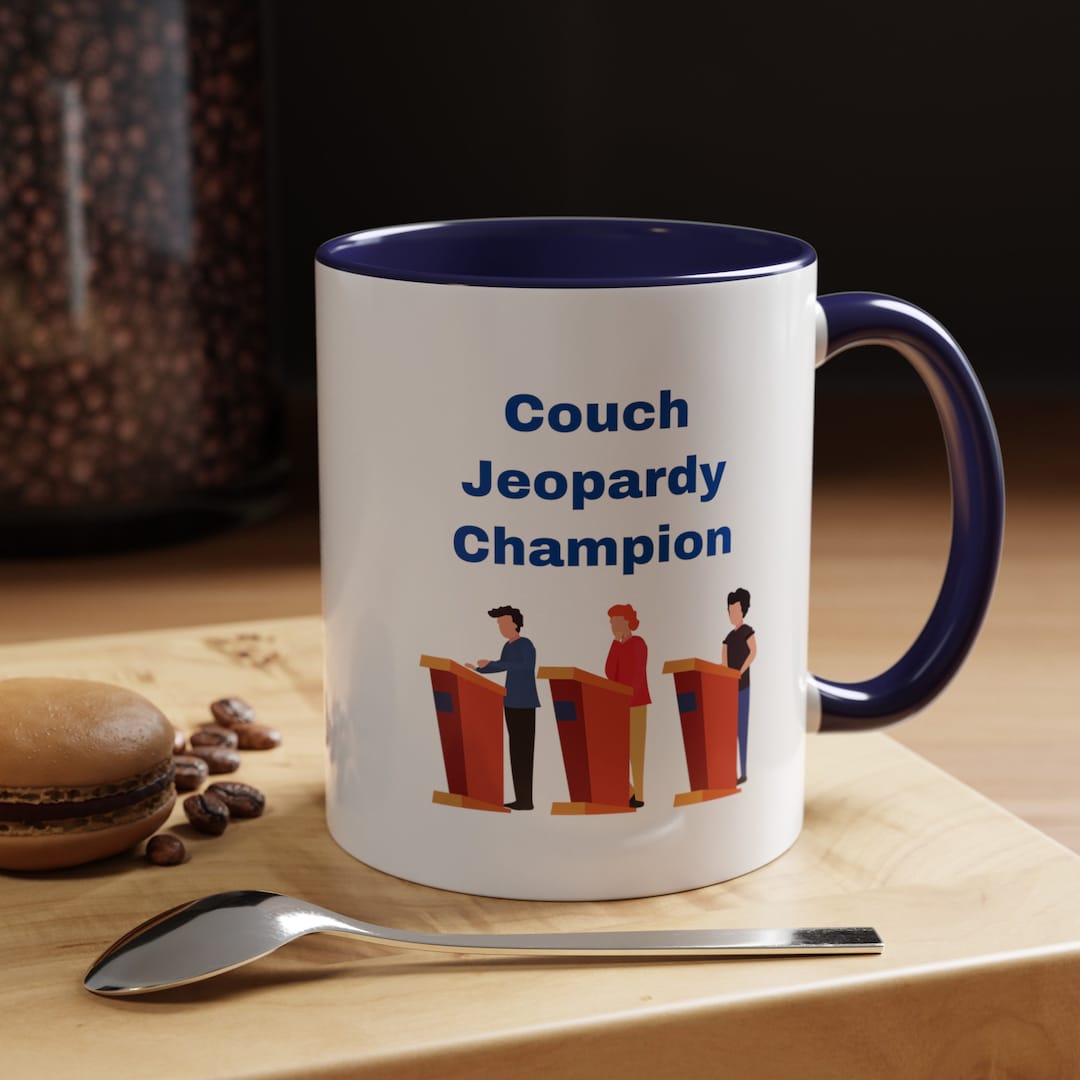 Couch Jeopardy Champion 11oz Mug - Jeopardy Gift - Jeopardy Present ...