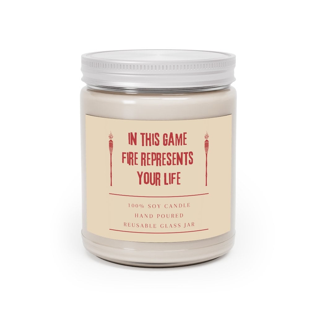 Fire Represents Your Life 9oz Candle Survivor Fan Gift - Etsy