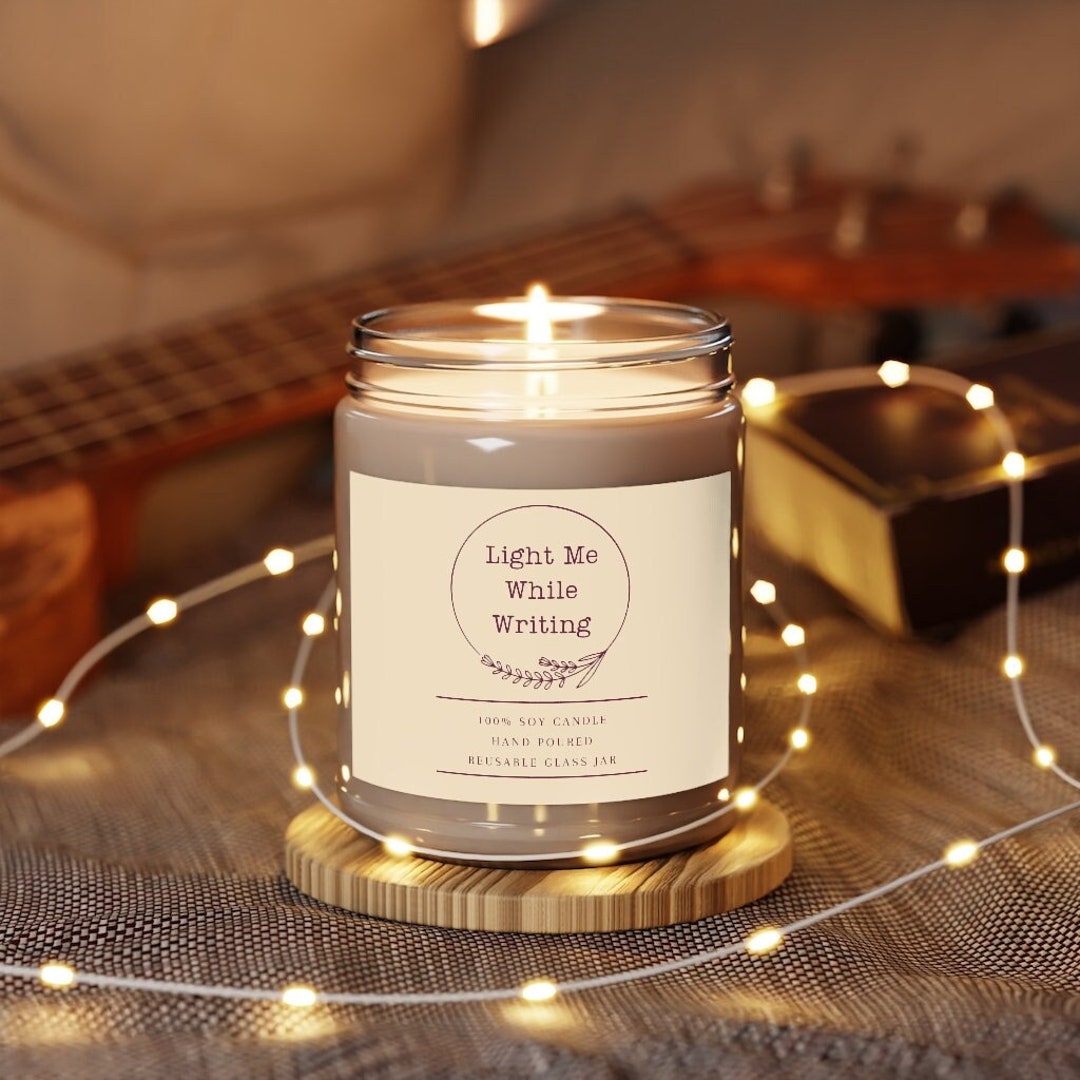 Light Me While Writing Candle 9oz -writer Gift - Author Gift -writer ...
