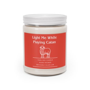Catan Inspired 9oz Candle - Settlers of Catan Inspired - Board Game ...