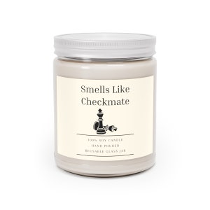 Chess Checkmate 9oz Candle - Chess Gift - Chess Present - Chess Player ...