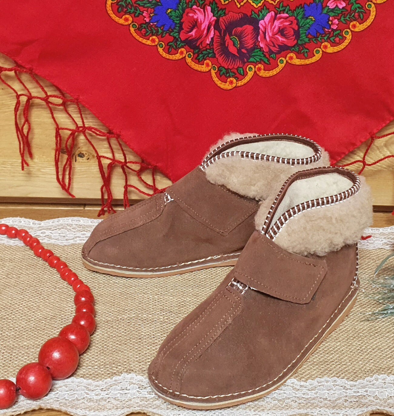 Home High Slipers 100% Natural Leather Fluffy Fur Unisex - Etsy