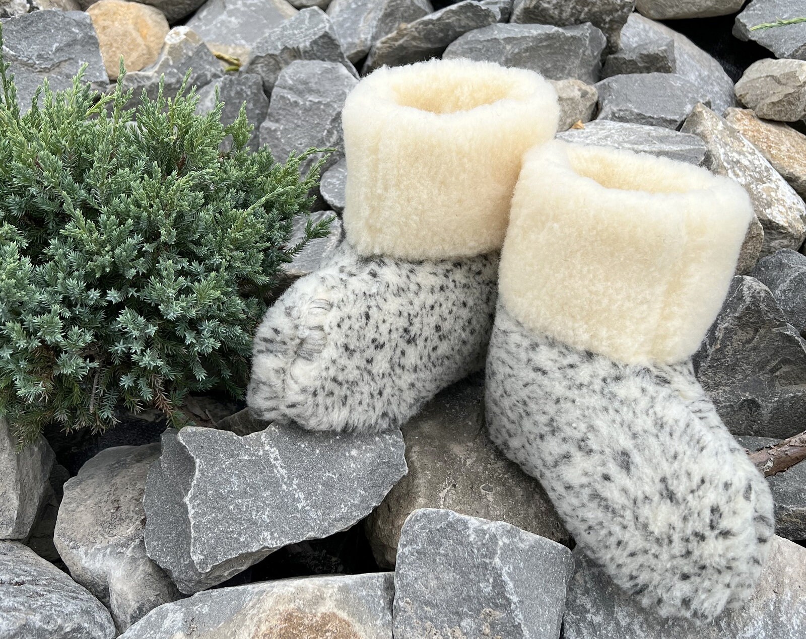 Homemade Wool Slippers Highlander Bambos High Slippers Sizes From 36-46 ...