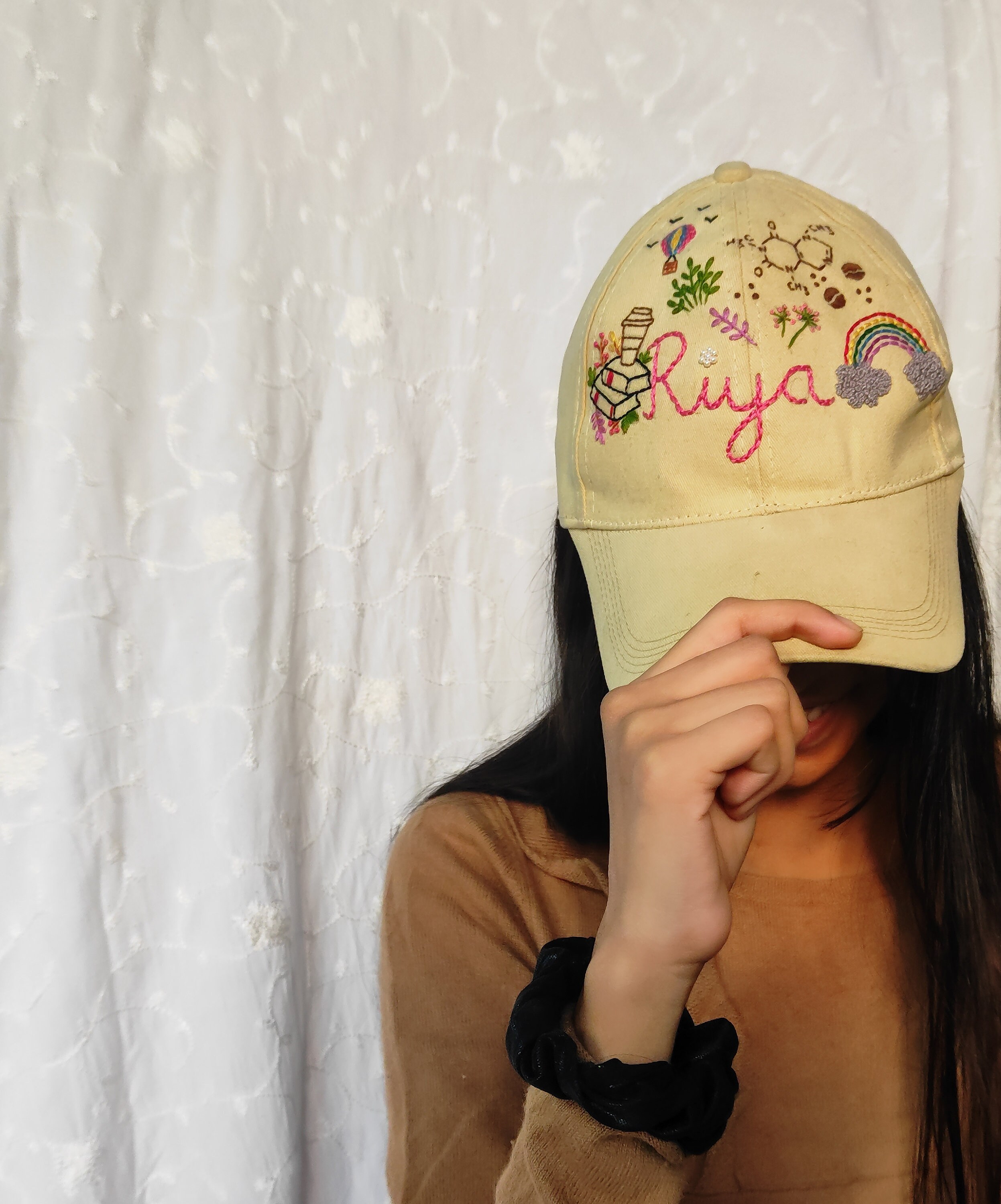 Hand Embroidered Personalized Cap / Personalised Embroidery Cap ...