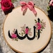 Allah Embroidered Hoop Art / Arabic Calligraphy Embroidery , Wall ...
