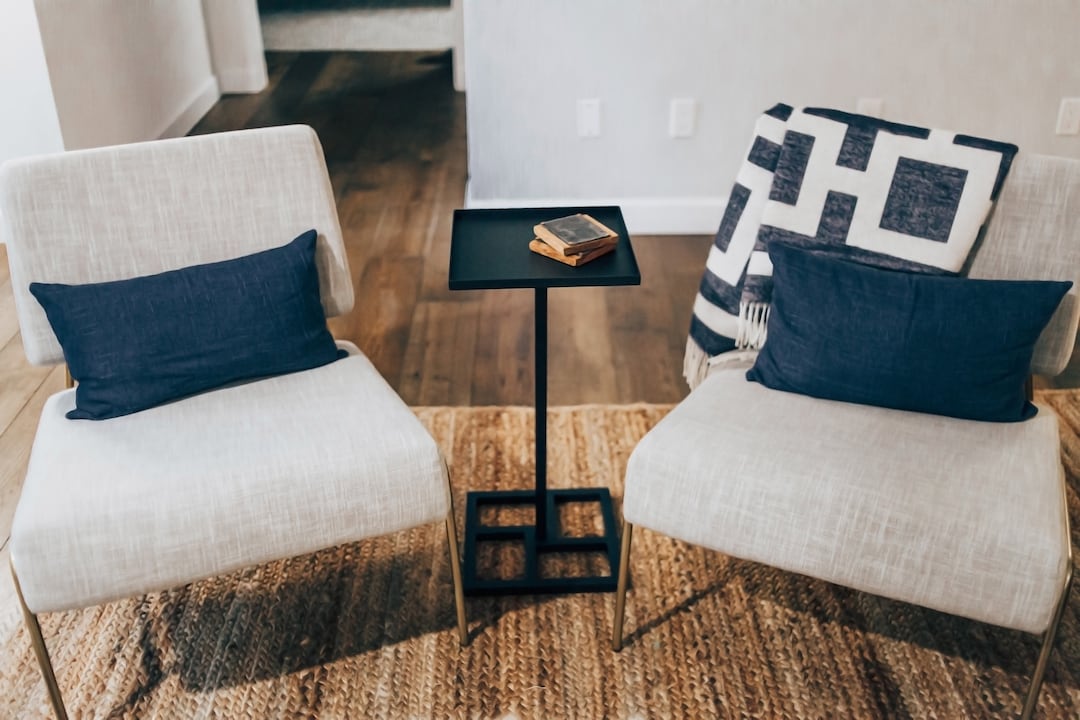 All Metal Modern Martini Table With Decorative Geometric Base Small ...