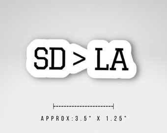 San Diego Baseball Emblem Round Retro SD Window Decal Bumper - Etsy