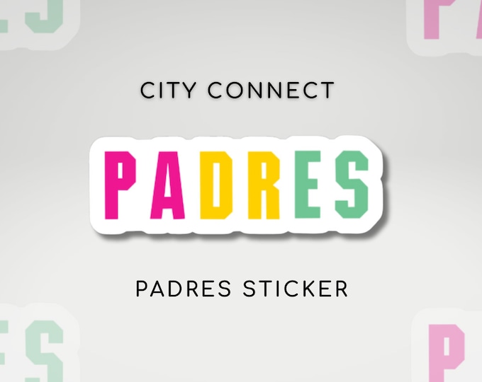 San Diego Padres City Connect Sticker - Etsy