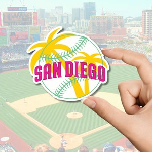 San Diego City Connect Stickers 6 Pack - Etsy