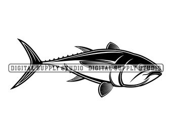Tuna Svg Png Dxf | Etsy