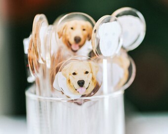 Print YOUR Dog Pet Stir Sticks, 2-sided Signature Drink, I Do Too & Dog ...