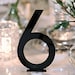 Black Table Numbers Acrylic Table Numbers Wedding Table Numbers Black ...