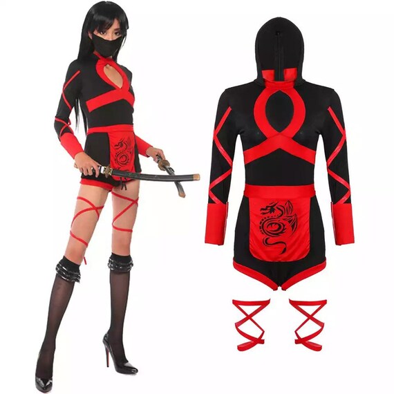 Anime Ninja Cosplay Costume Sexy Adult Women Cosplay Costume Etsy