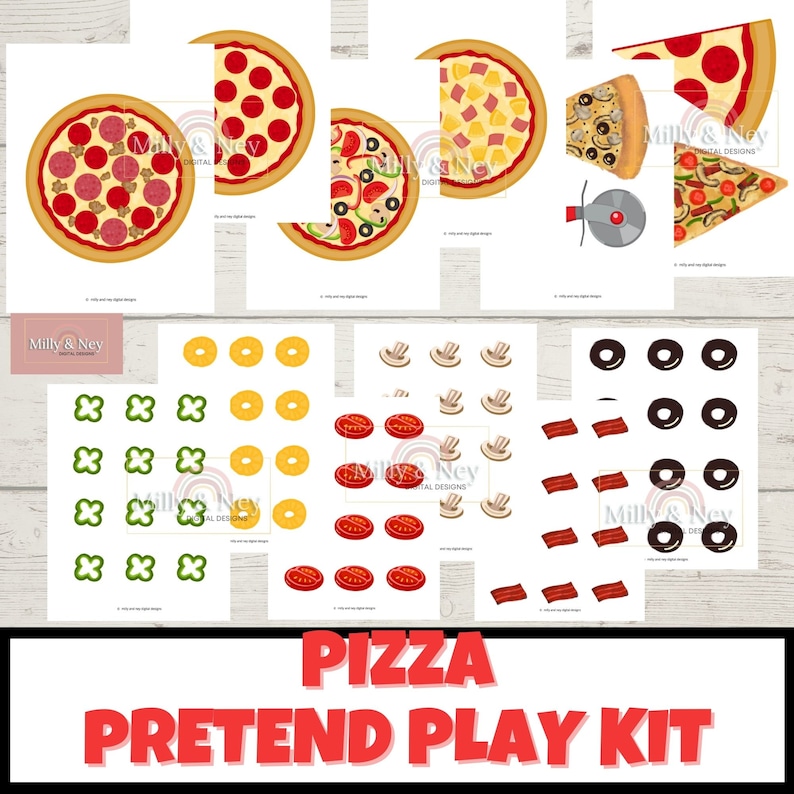 Pizza Dramatic Play Preschool Activities Pizza Shop Imaginative Play