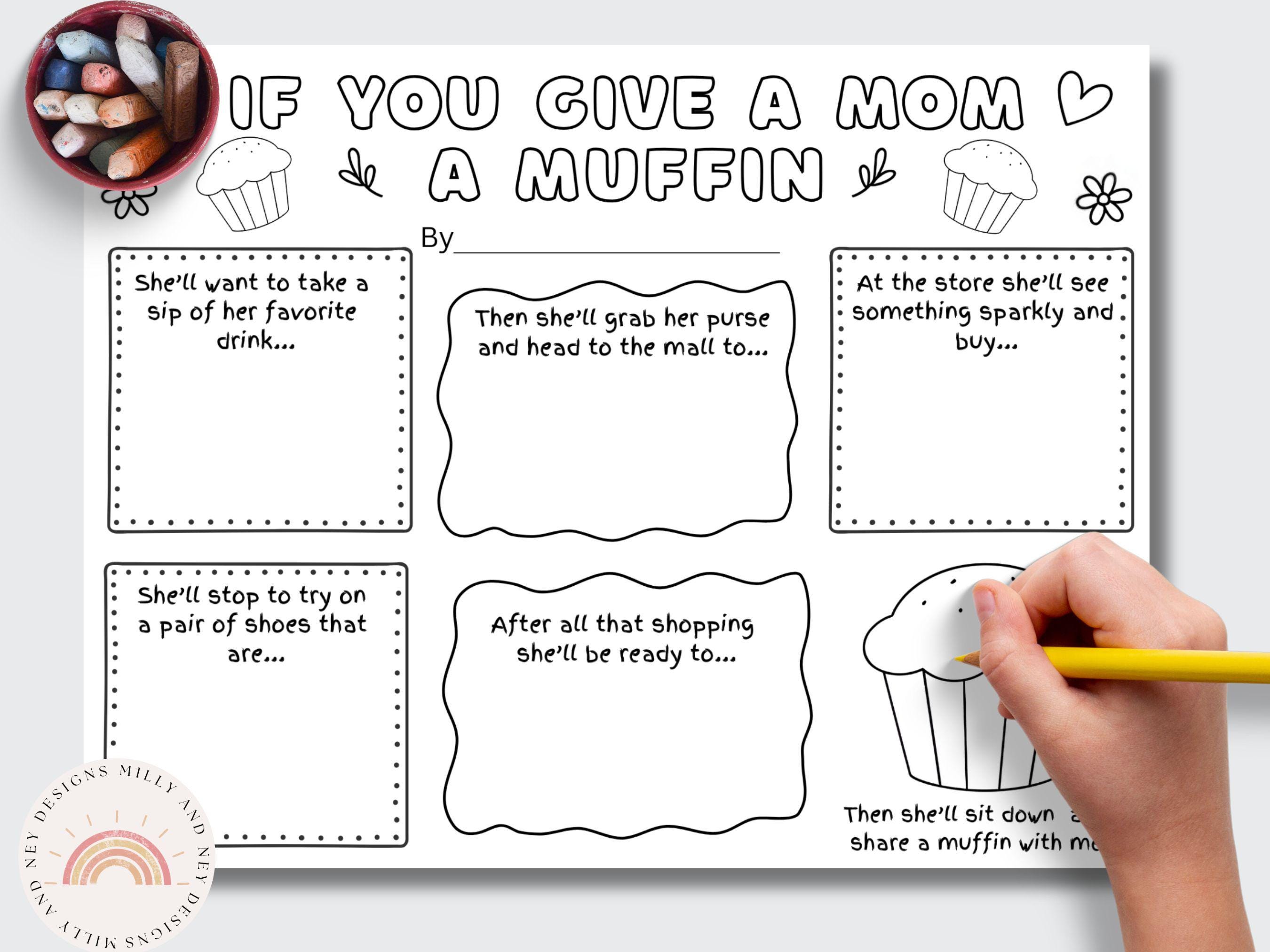 Muffins With Mom Printable, Editable Mother's Day Invitation, Fun Kid's ...