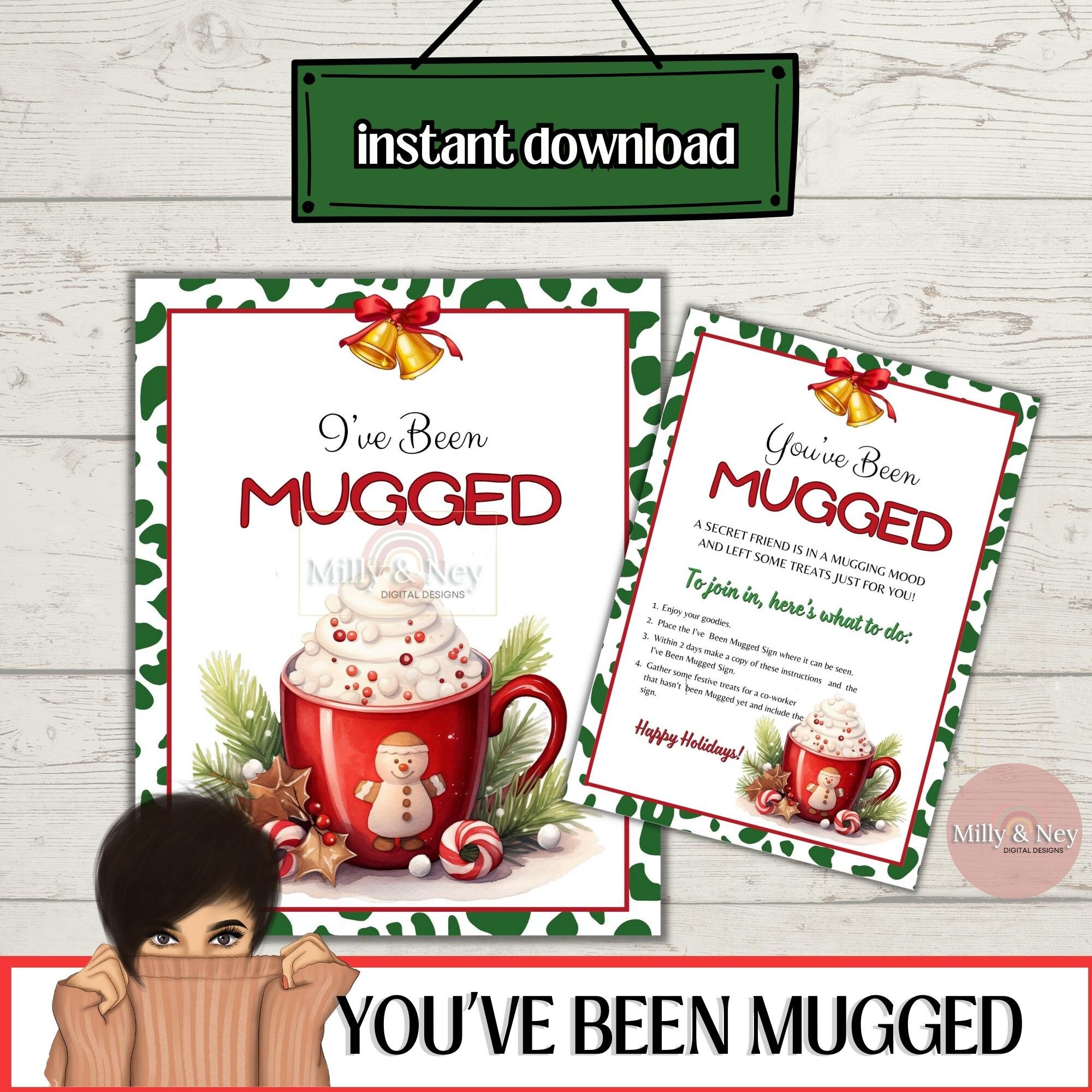 You Ve Been Mugged Printable, I've Been Mugged Coworker Game, Youve ...