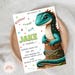 Reptile Party Invitation, Digital Editable Template for Kids, Printable ...