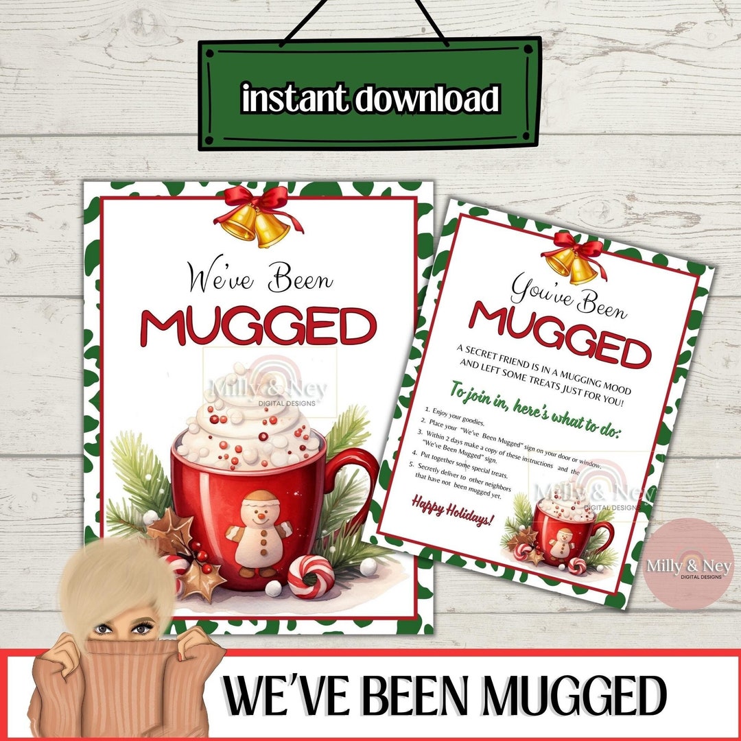 We've Been Mugged Printable Neighborhood Game, We Have Been Mugged, You ...