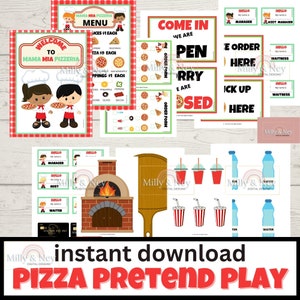 Pizza Dramatic Play, Preschool Activities, Pizza Shop, Imaginative Play ...