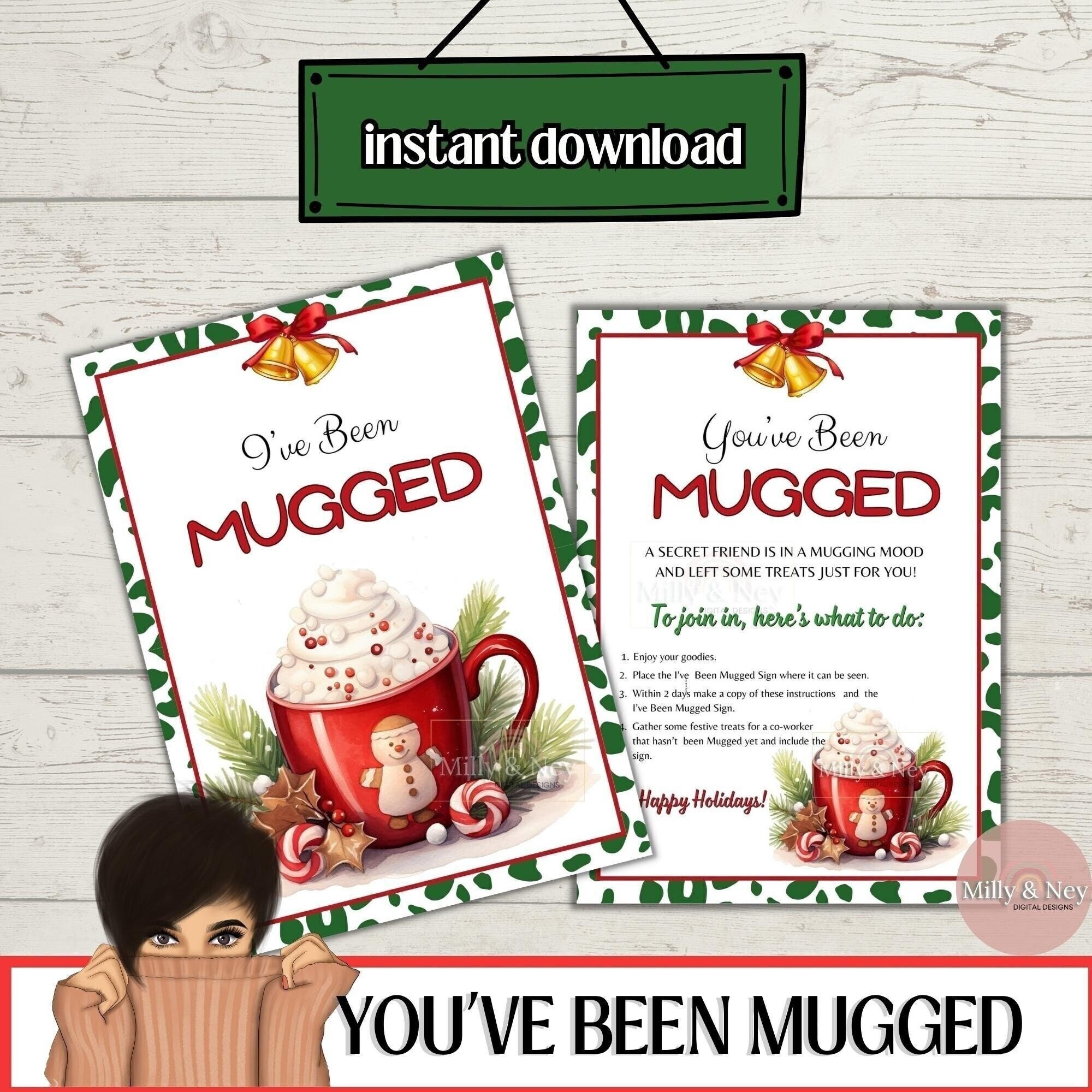 You Ve Been Mugged Printable, I've Been Mugged Coworker Game, Youve ...