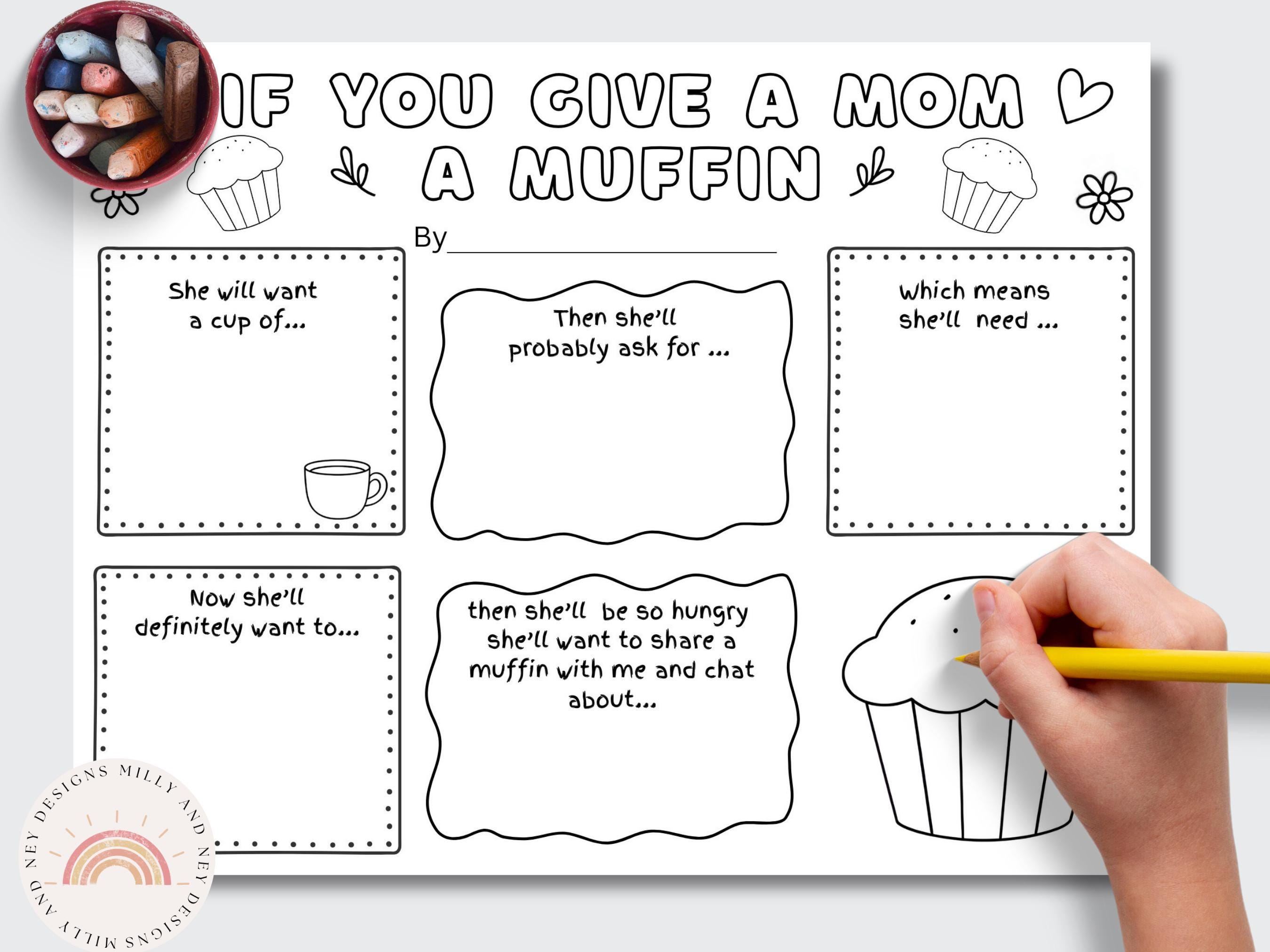 Muffins With Mom Printable, Editable Mother's Day Invitation, Fun Kid's ...