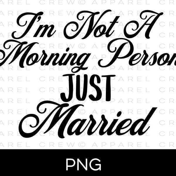 Im Not a Morning - Etsy