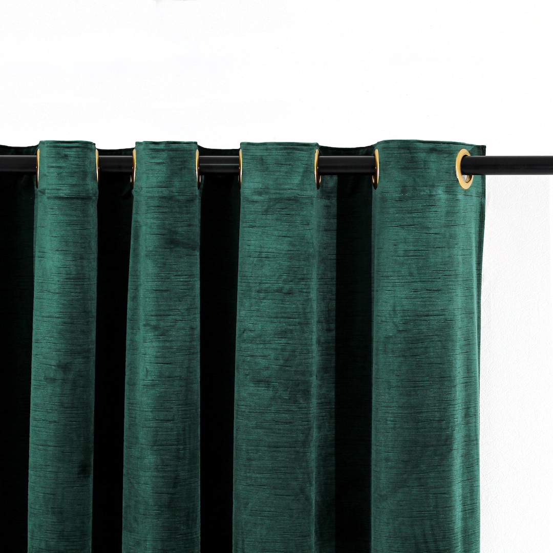Velvet Curtain in 35 Colors, Luxury Velvet Drapes for Living Room and ...