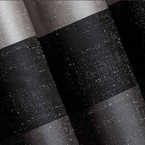 Color Block Curtains 7 Colors Striped Curtain Panels Custom Living Room ...