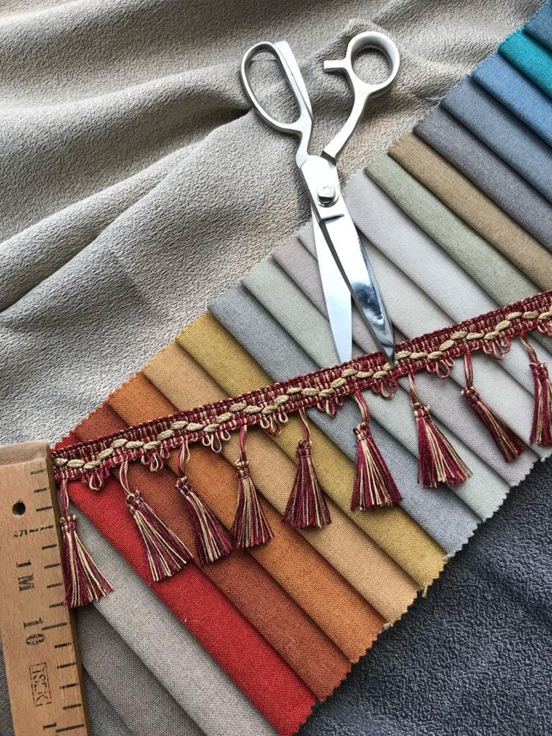 Curtain Tassel Trim. 12 Colors Tassel Trims for Drapes Trims - Etsy