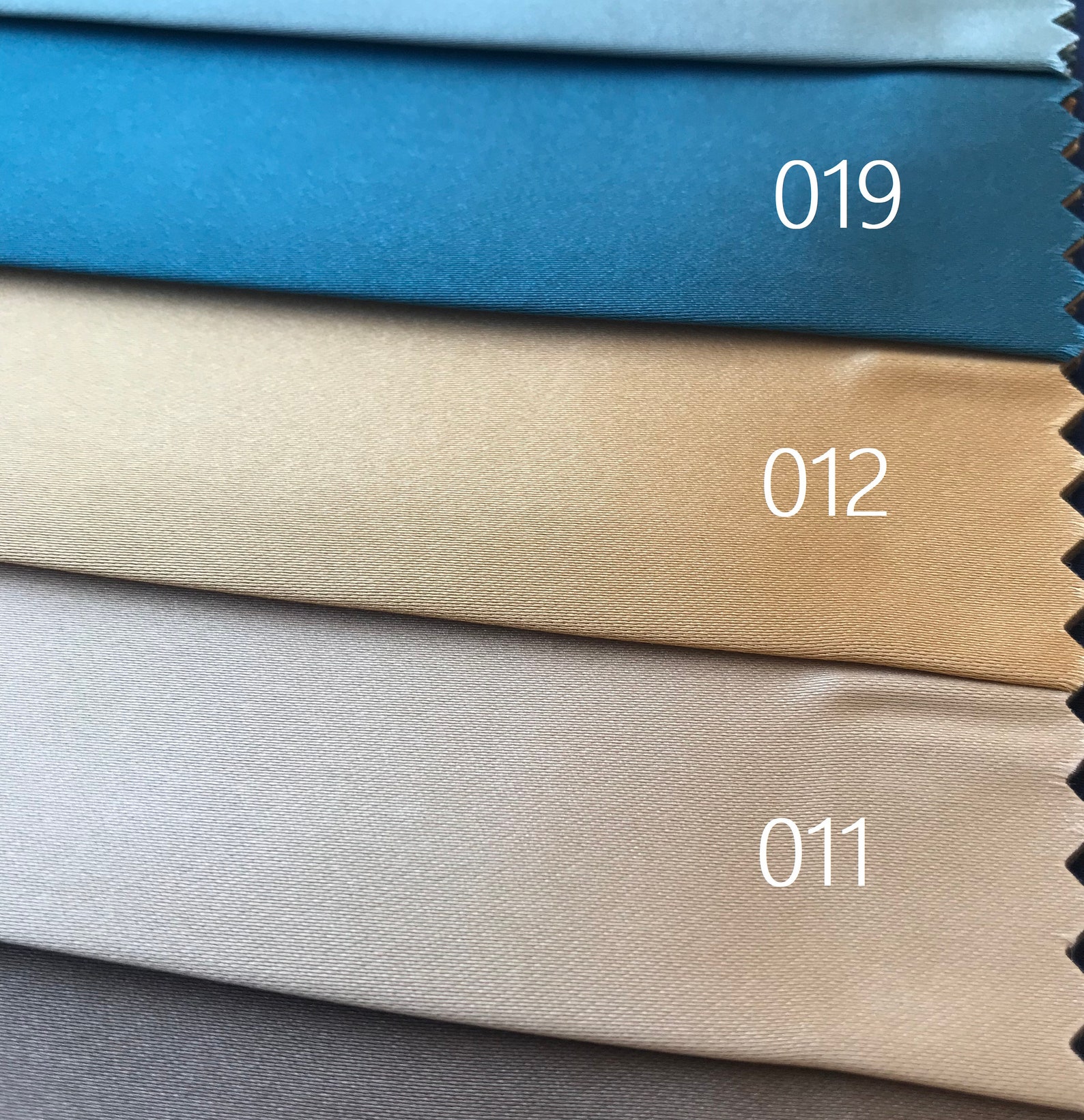 Luxury Curtains Satin Fabric Drapes With 25 Color Options - Etsy
