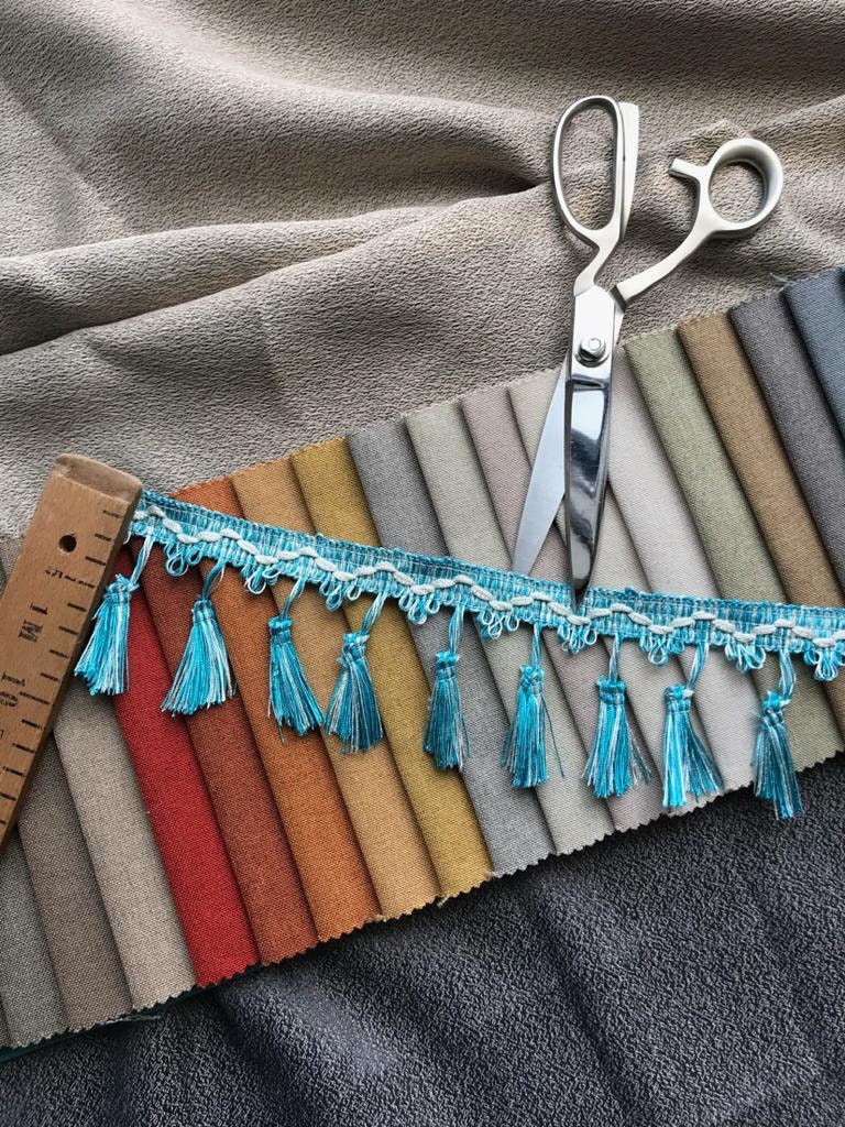 Curtain Tassel Trim. 12 Colors Tassel Trims for Drapes Trims - Etsy